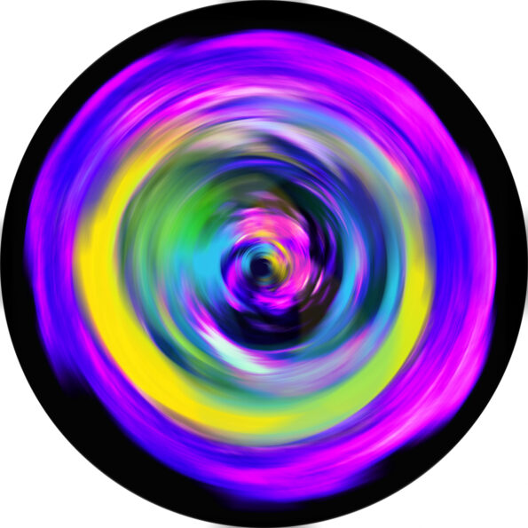 Renkli Loop Tablo - Crystal Wallpaper | Adana Duvar Kağıdı